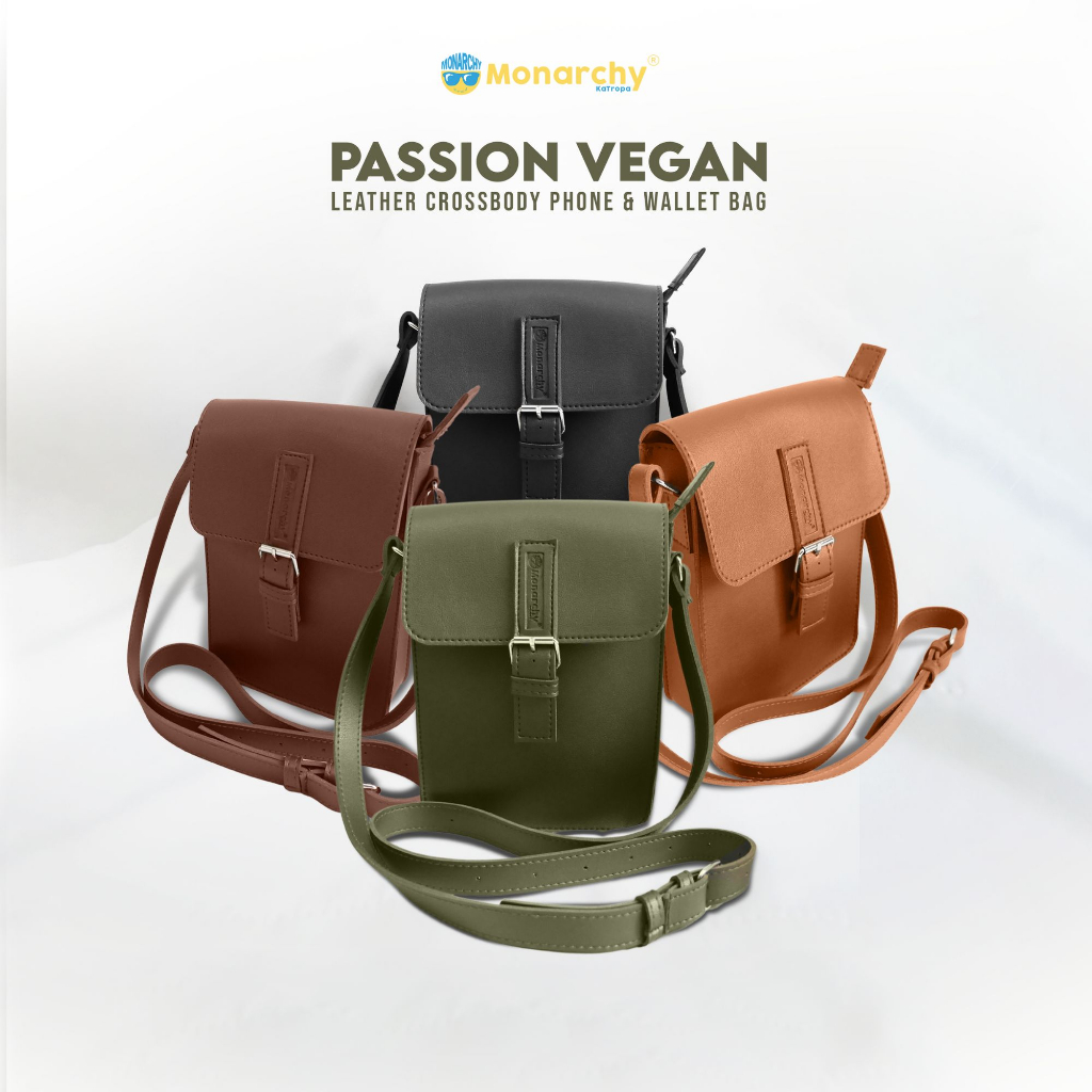 Monarchy Passion Vegan Leather Crossbody Phone and Wallet Bag ...