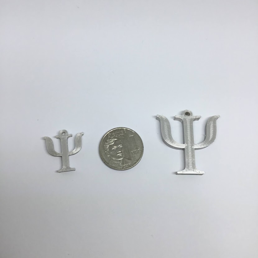 Greek Psi Psychology Symbol 3D-Printed Pendant | Shopee Philippines