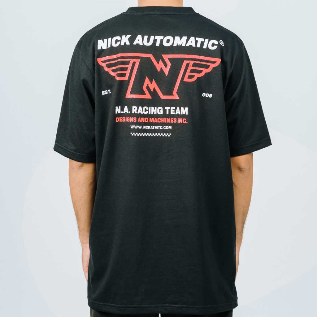 Nick Automatic "Racing Team" Midnight Blue T-shirt | Shopee Philippines