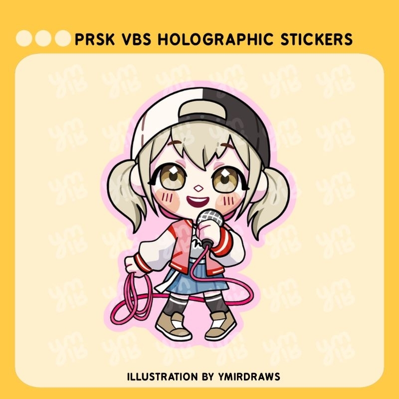 Project Sekai Vivid Bad Squad Holographic Sticker (Toya, An, Akito ...