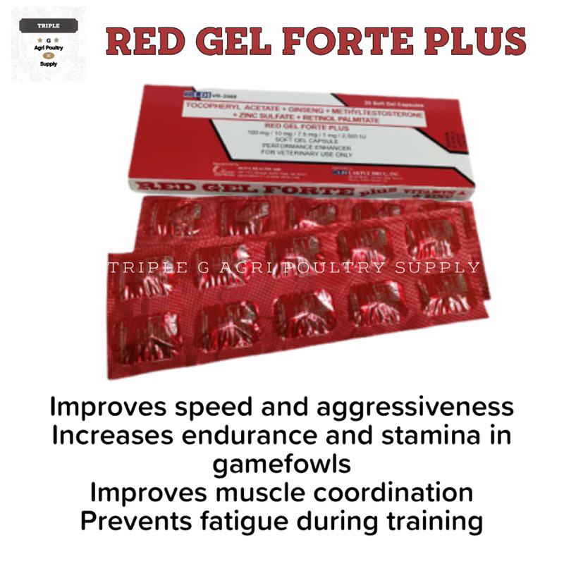 Red gel forte plus capsule 5pcs | Shopee Philippines