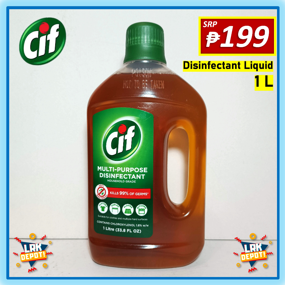 Cif Multi Purpose Disinfectant Liquid Cleaner 1 Liter 1l Shopee Philippines