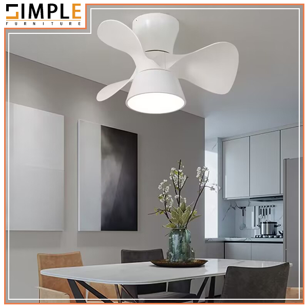 Remote control three-color lamp fan 24inch DC electric fan table lamp ...