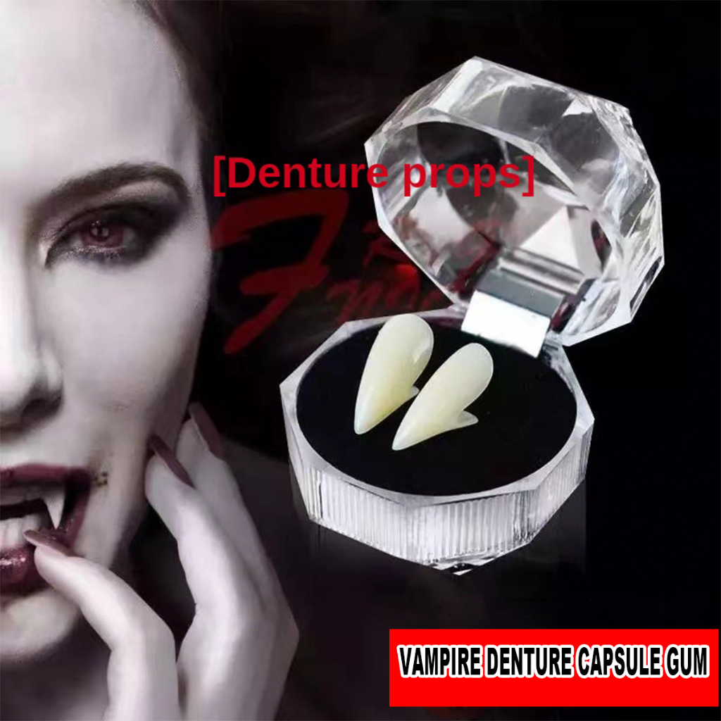Vampire Fangs Teeth Cosplay Accessories Halloween Party Decoration ...