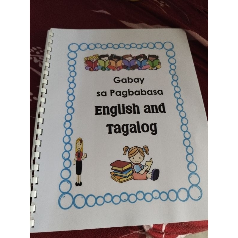 Tagalog and English Reading 4o pages COLORED | Shopee Philippines