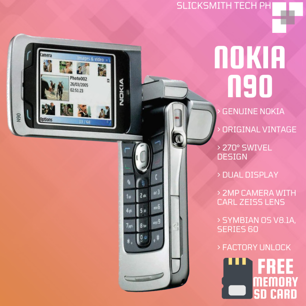 Original Nokia N90 Factory Unlock | Rare Vintage Phone | Shopee Philippines