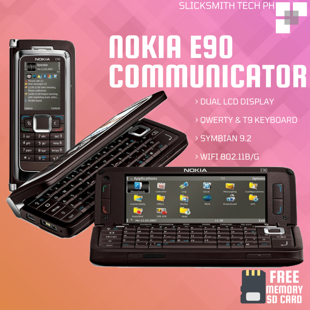 Nokia E90 Communicator Openline | Rare Vintage Phone | Shopee Philippines