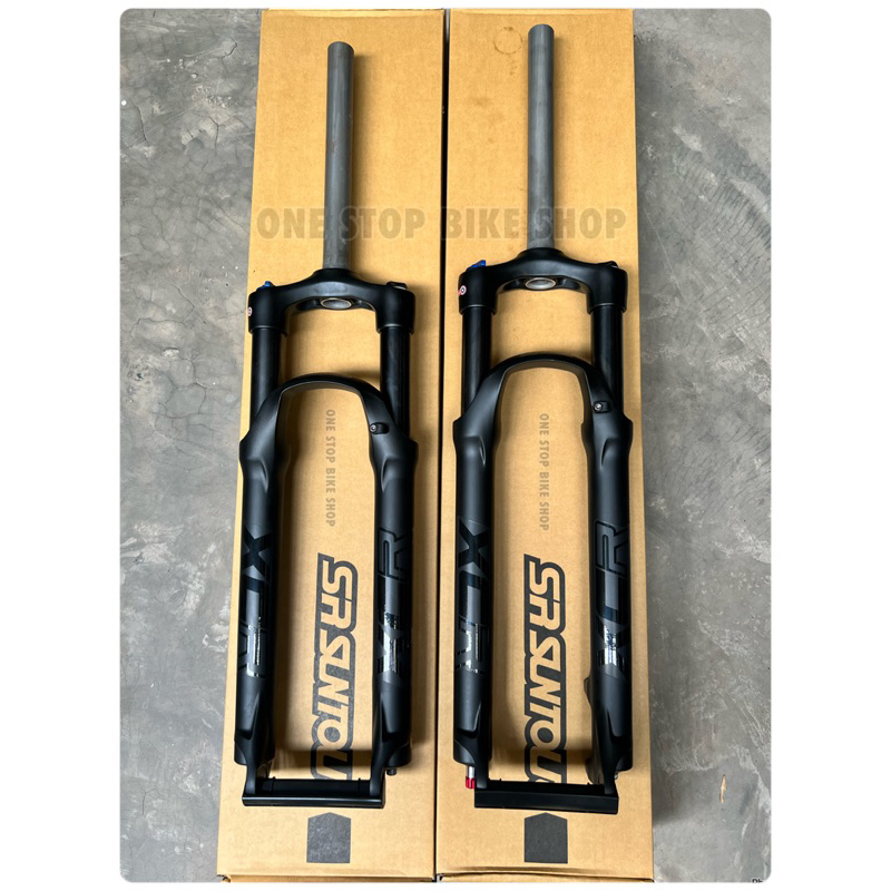 SR SUNTOUR XCR AIR FORK 100mm TRAVEL (NON TAPERED / 9mm QR NONBOOST ...