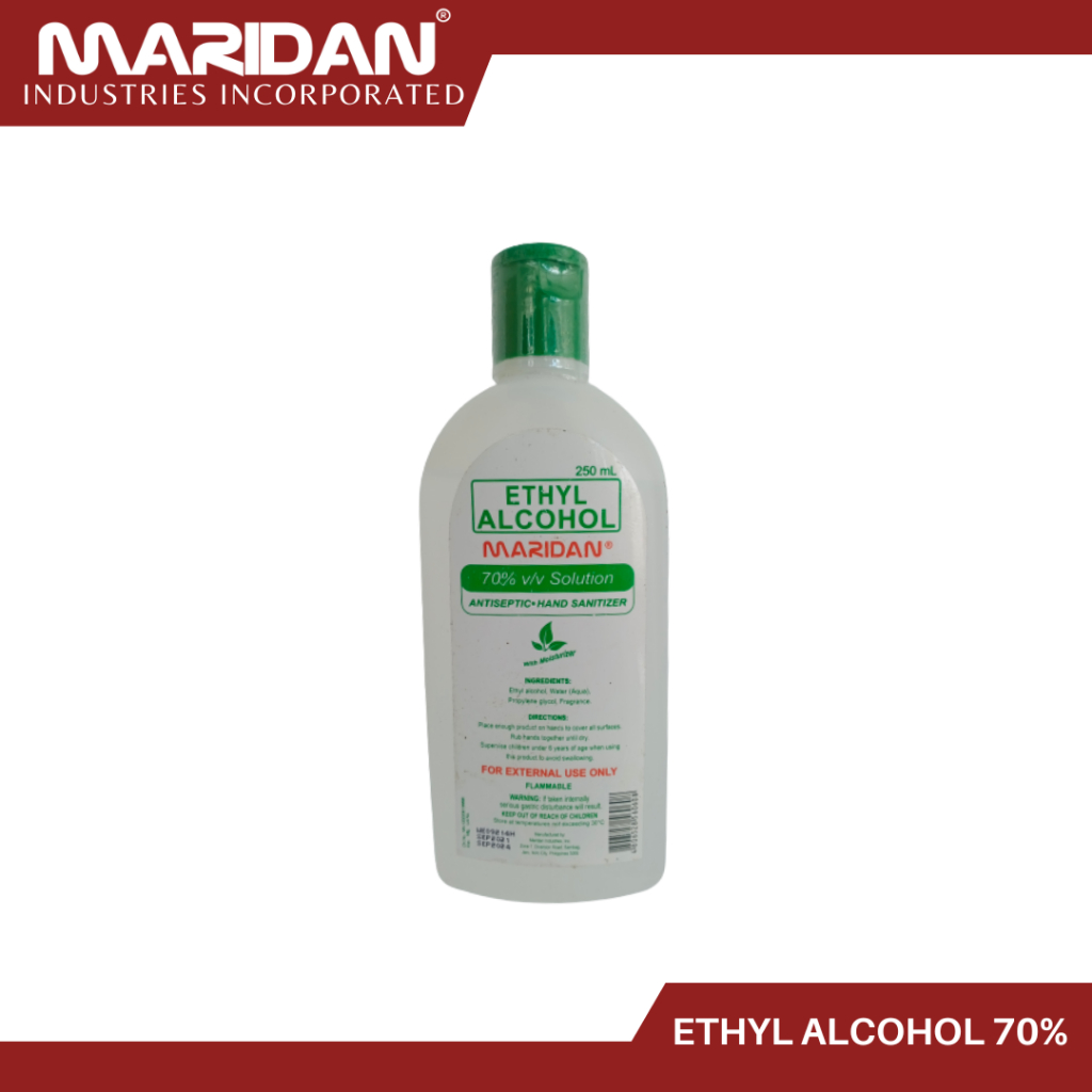 Maridan 70% Ethyl Alcohol 250ml | Shopee Philippines