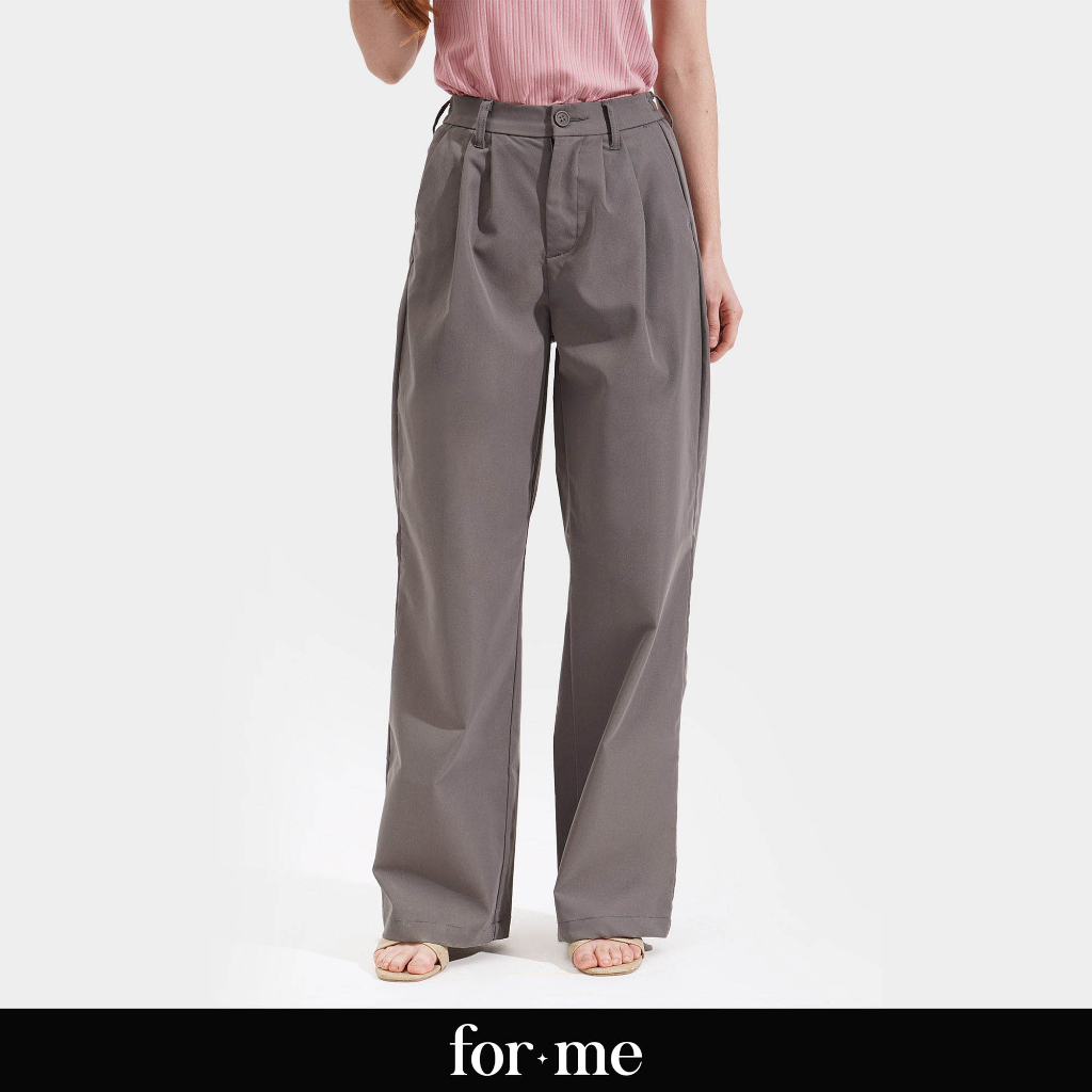 ForMe Smooth Series Full Length Cozy Pants for Women (Gray/Khaki ...