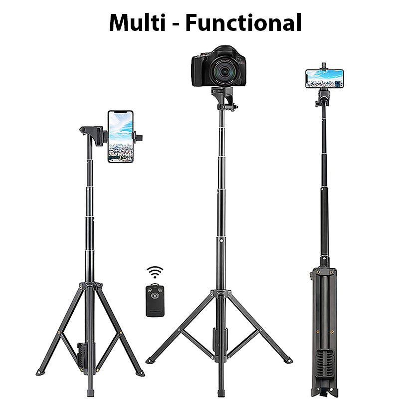 YUNTENG VCT-1688 Tripod Stand With Bluetooth Remote Controller Shutter ...