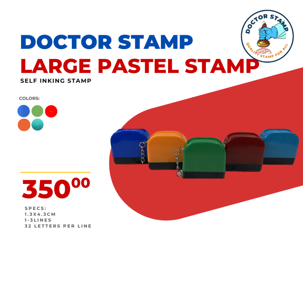 Large Pastel Stamp by Doctor Stamp | Shopee Philippines