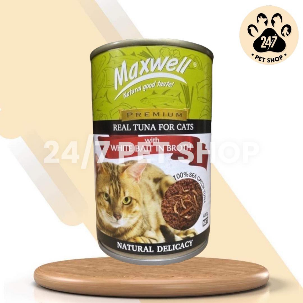 All Stages Adult Kitten 400g Maxwell Premium Real Tuna Cat Can Wet Food ...