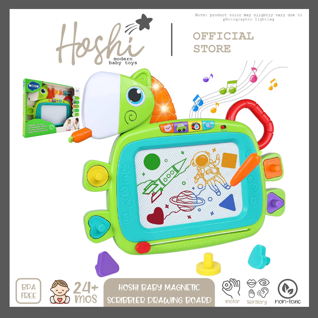 Hoshi Baby Magnetic Scribbler Drawing and Writing Board, Interactive ...