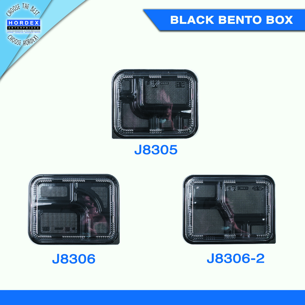 BLACK BENTO BOX (10pcs) | Shopee Philippines