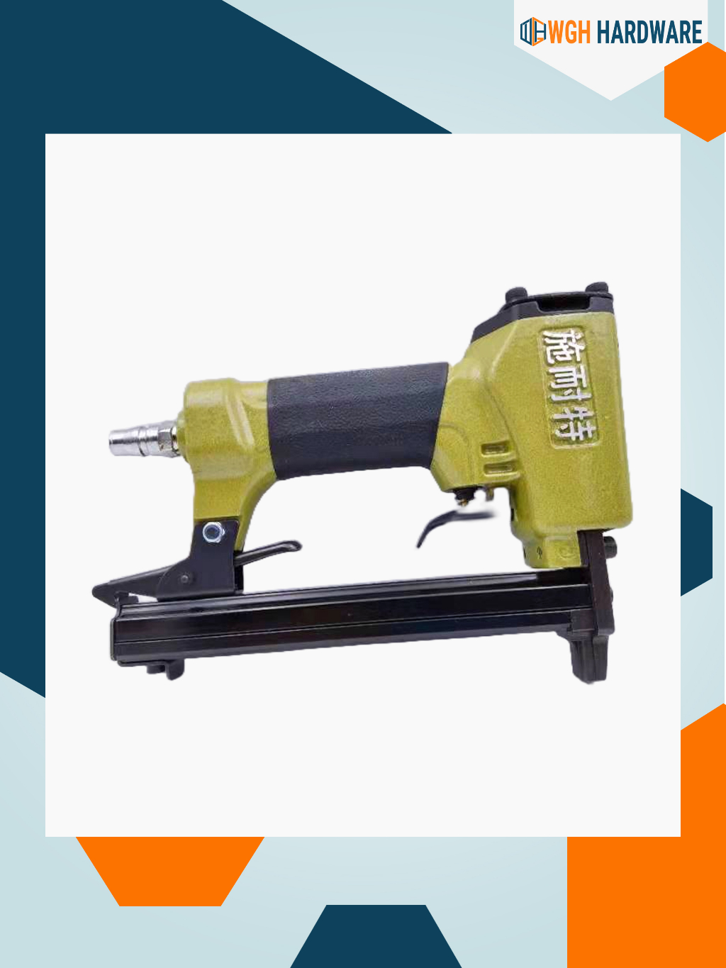 WGH Air Tacker 1013J Gun Heavy Duty Pneumatic Staple Air Nailer Nail ...