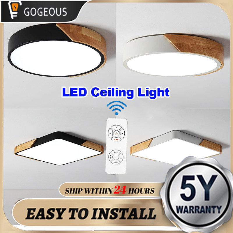GOGEOUS Modern LED Ceiling Light Ultrathin Lamp Ceiling Lights Modern ...
