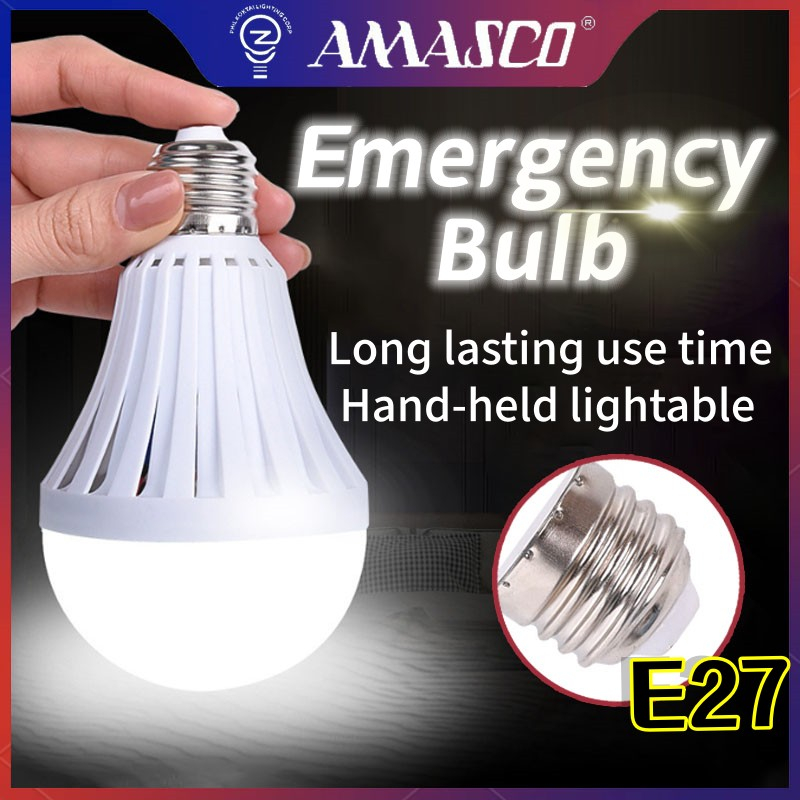 AMASCO Rechargeable Emergency LED Light Bulb Battery Lighting E27 Led ...