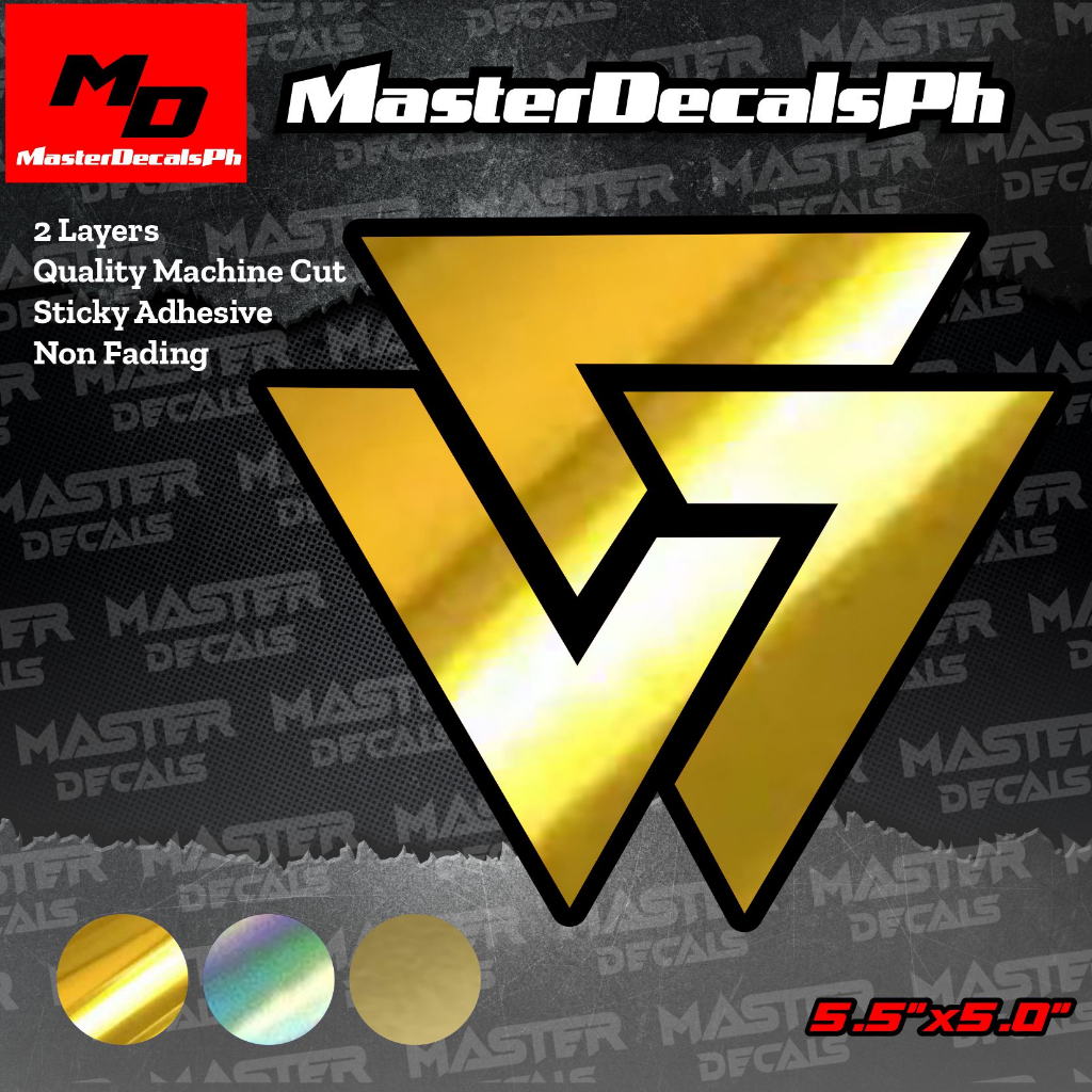 TRISKELION LOGO, 2 LAYERS Die Cut Sticker, Machine Cut Waterproof ...