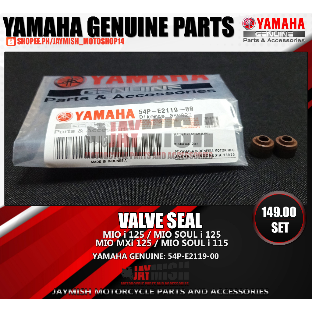 Valve Seal for Mio MX / Mio Soul i 115 / Mio Soul i 125 / Gravis / M3 ...