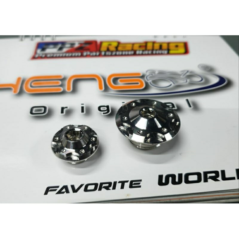 HENG CNC-V14 ENGINE OIL BOLT + GEAR OIL BOLT - YAMAHA UNIVERSAL ...