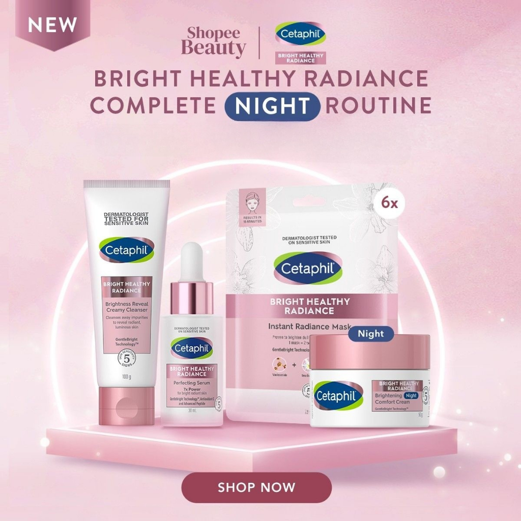 [NEW] Cetaphil Bright Healthy Radiance Complete Night Routine ...