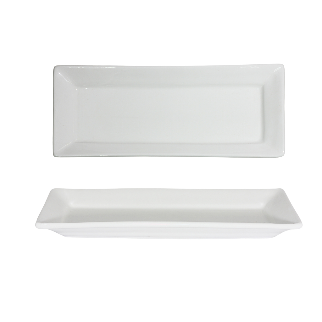 Edge Rectangular Serving Platters set of 6, Rectangular Ceramic Plates ...