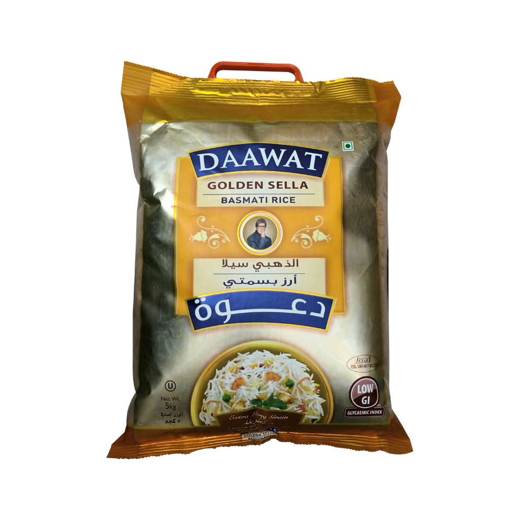 Daawat Golden Sella Parboiled Basmati Rice, 5KG | Shopee Philippines