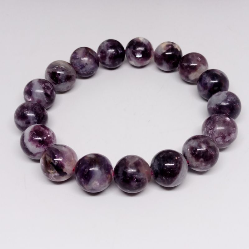 High Quality Purple Lithium Mica in Quartz Bracelet | Shopee Philippines
