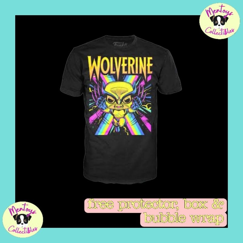 Funko Pop! Tee Wolverine Blacklight XL | Shopee Philippines