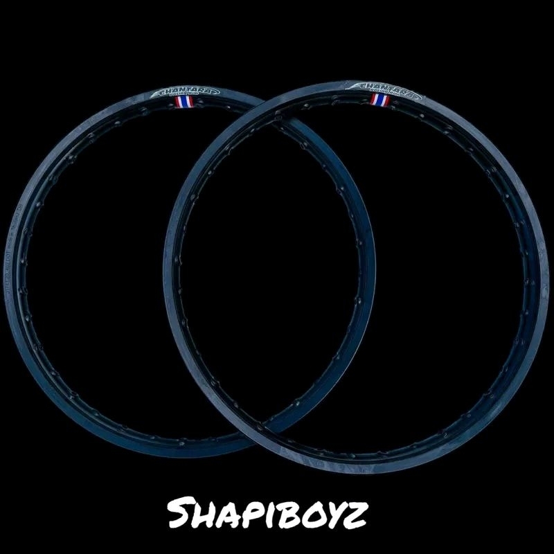 CHANTARA Thailand racing rim thai flag set made in thailand (pair na ...