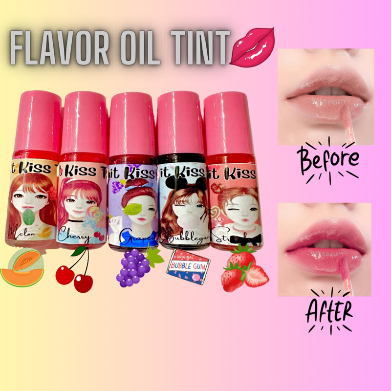 Cosmetic Potion Fruit Kiss Lip Tint 5ml Flavored Lip and Cheek Tint ...