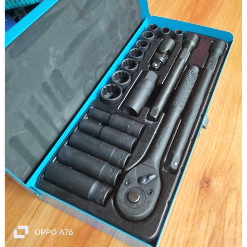 Flyman original USA 19pcs Socket wrench set 3/8 drive 12 points ... Flyman original USA 19pcs Socket wrench set 3/8 drive 12 points ...