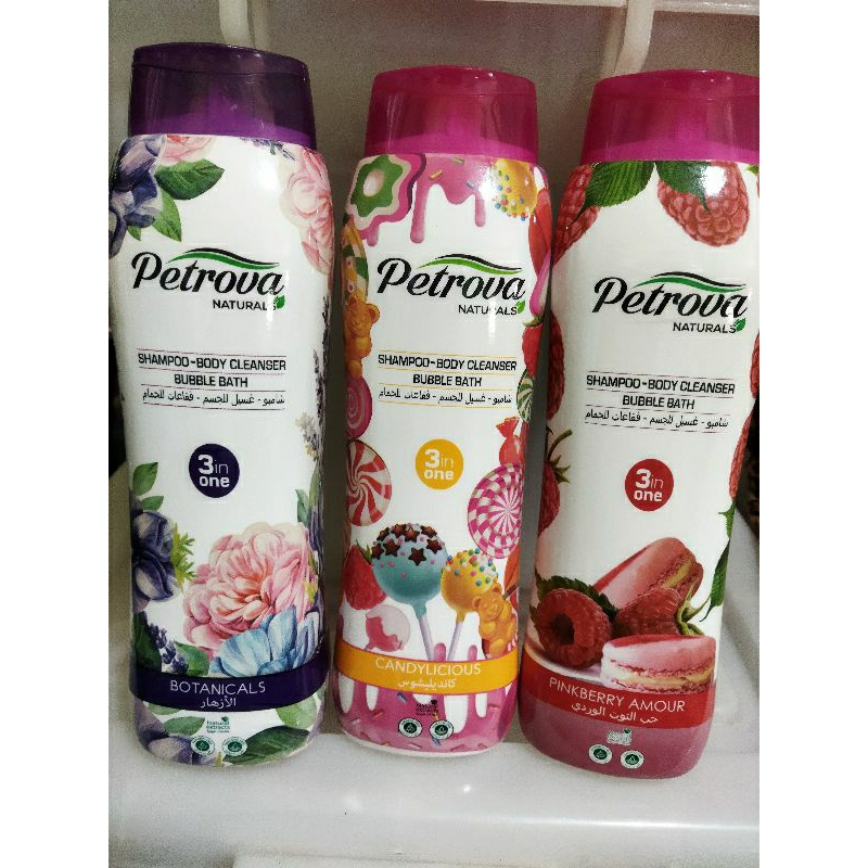 Petrova 3 in 1 Bubble Bath, Shampoo and Body Wash 800ml from UAE ...