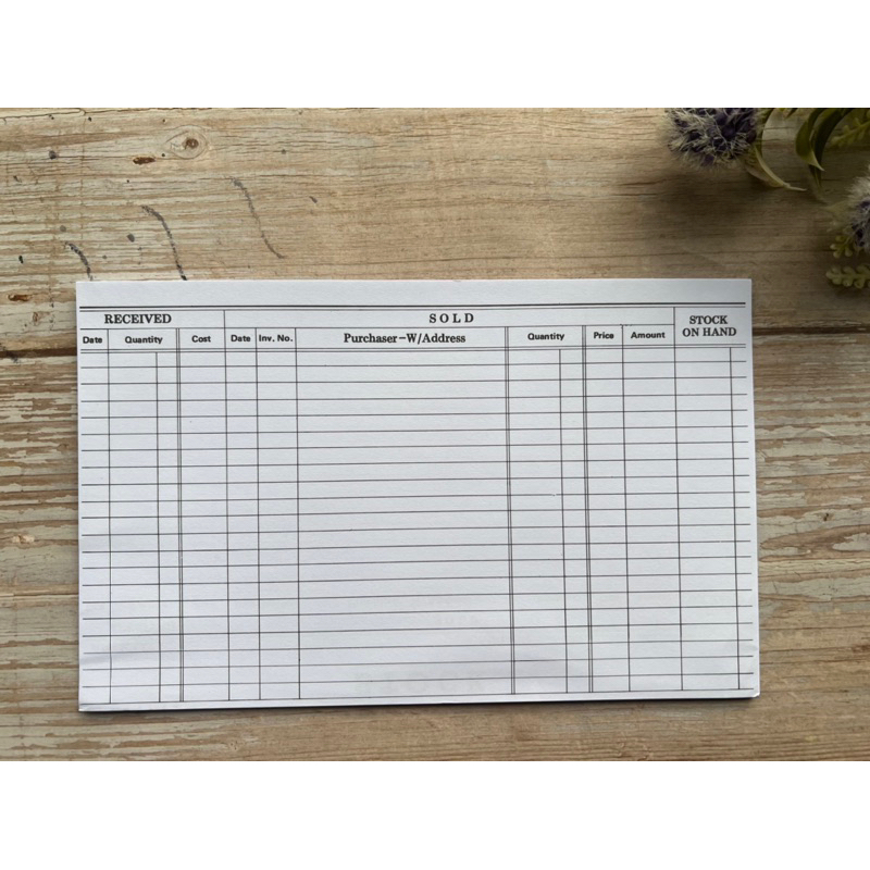 Stock card 5x8 inches 100pcs | Shopee Philippines