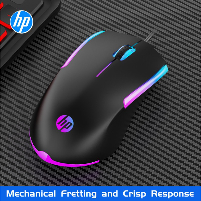M160 Wired Mouse High Performance Optical Gaming Mouse With 7 Colours Rainbow LED | Shopee ...