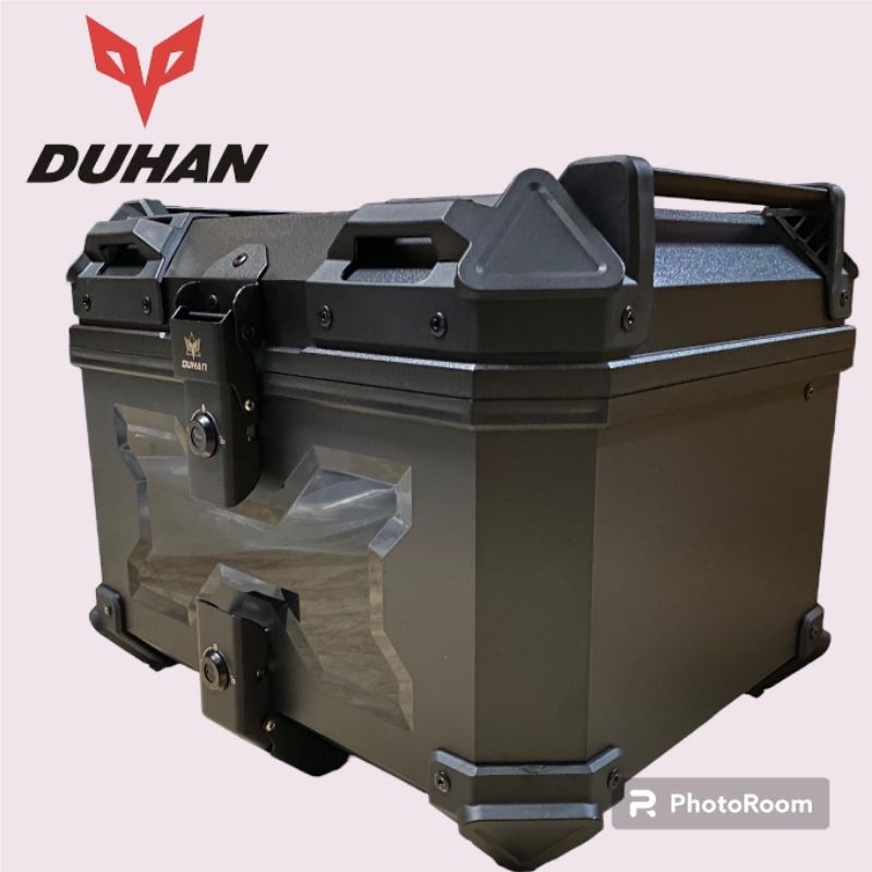 ABS Hard Plastic Duhan Topbox 45L with Backrest | Shopee Philippines
