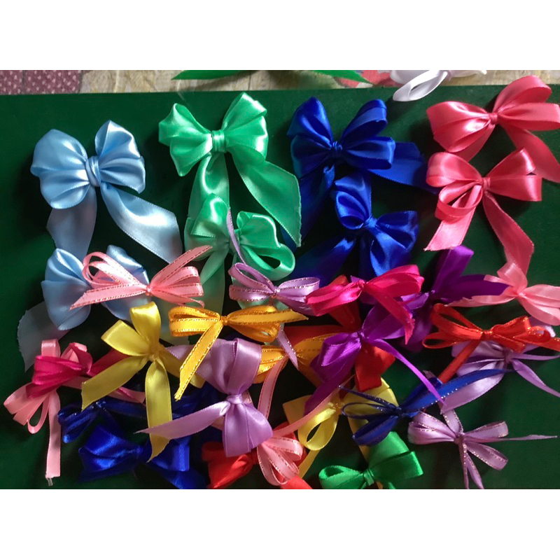 Mini Ribbons for all occasions Sold per 50 Pieces ONHAND | Shopee ...