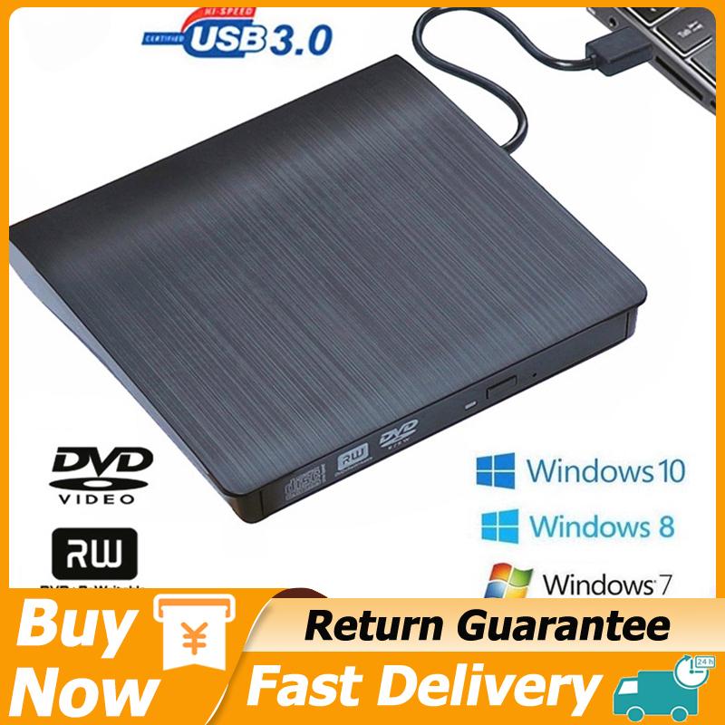 External DVD Optical Drive USB 3.0 CD DVD ROM CD RW Player Reader ...