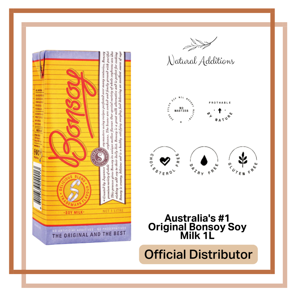 Bonsoy Long Life Imported Authentic Soy Milk 1Liter (Australia's No. 1 ...