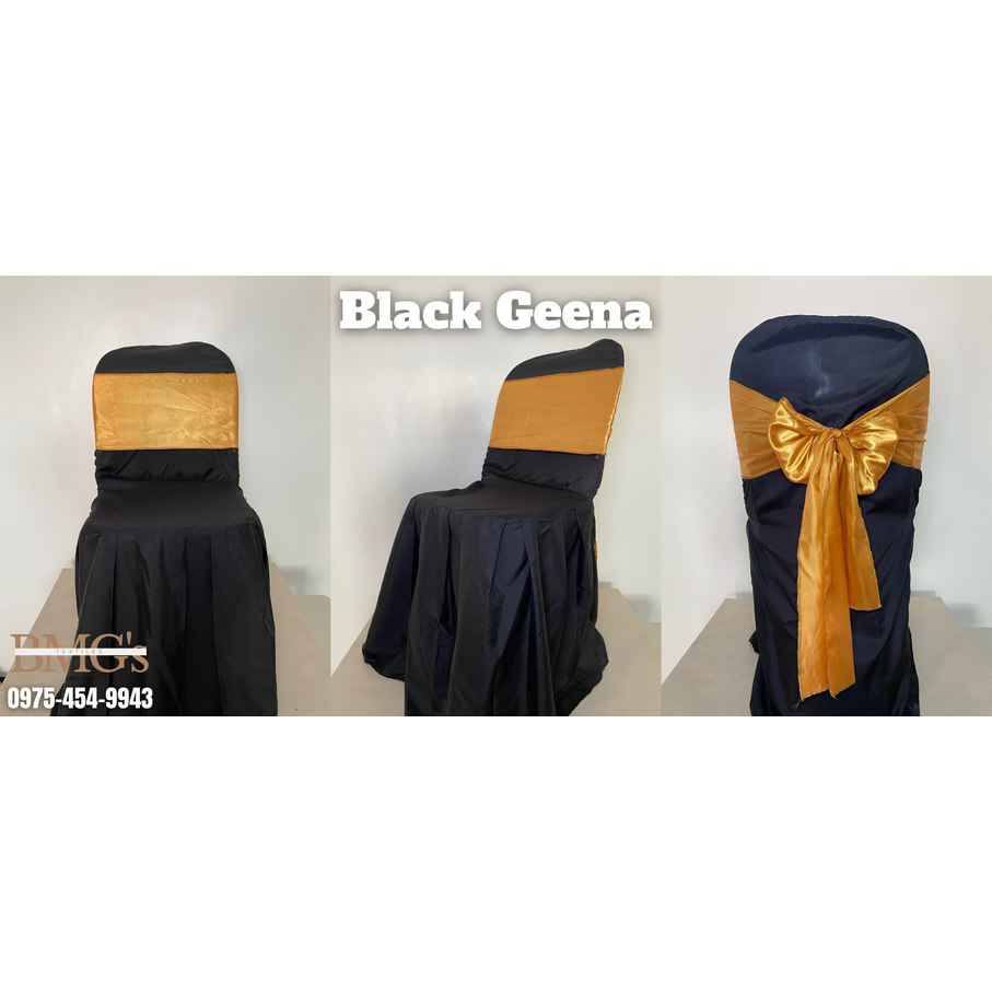 Chair Cover Monoblock Cover Catering Geena Gina Fabric | Shopee Philippines