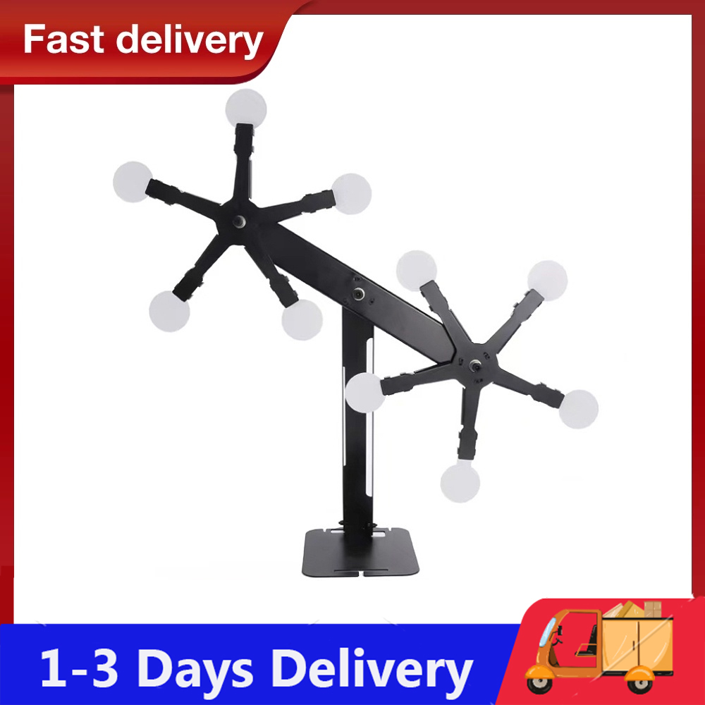 Resetting and Rotate The Metal Shooting Target Stand with 10 Steel ...