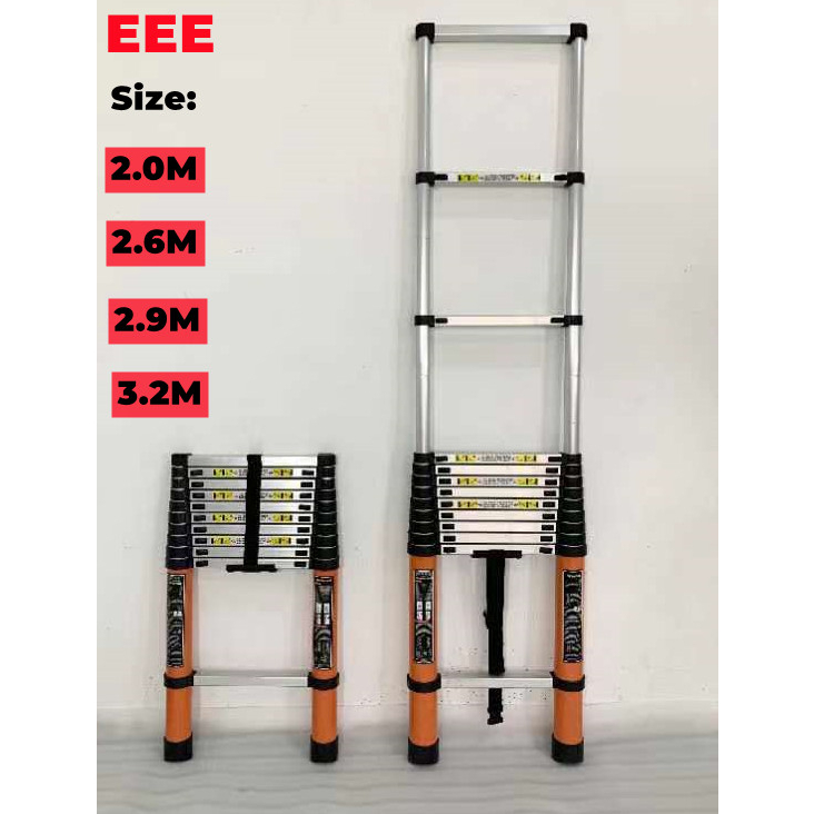 (2.0M/2.6M/2.9M/3.2M)High Quality Extendable Foldable Aluminium Single ...