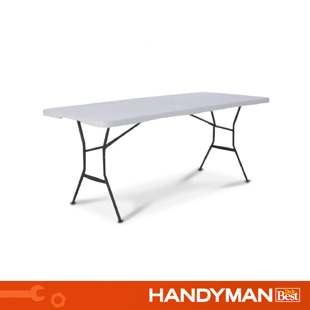 Lifetime Light Commercial Folding Table 6Ft, White (2924) | Shopee ...