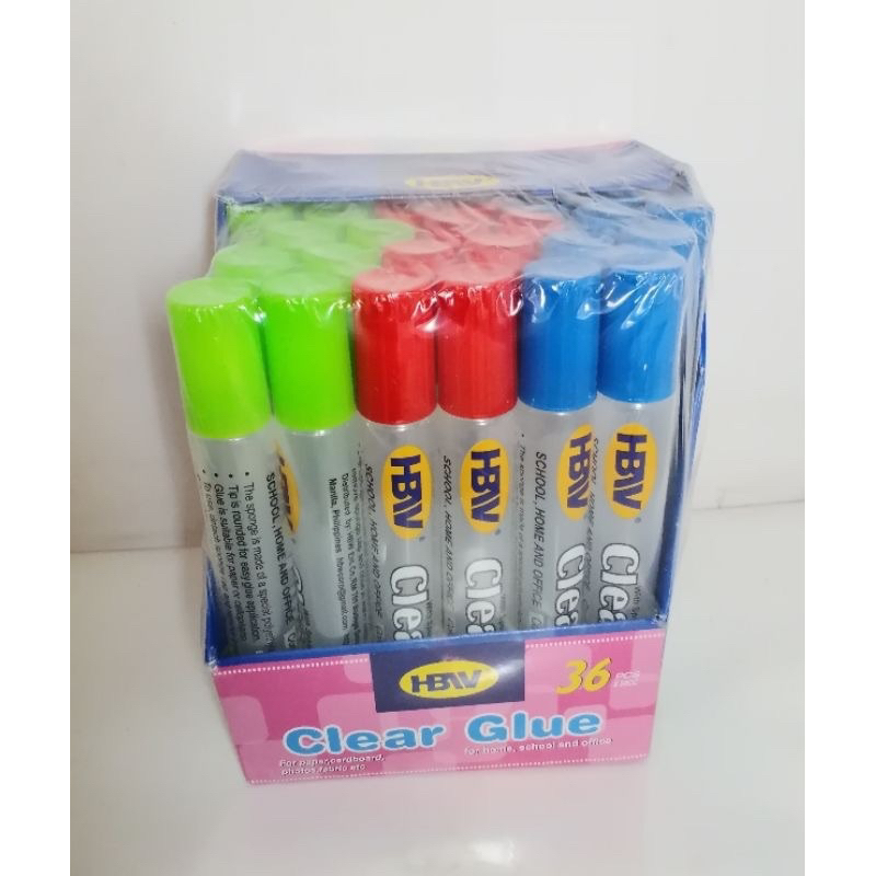 1Pc HBW Clear Glue Pen W/Sponge Tip 50CC | Shopee Philippines