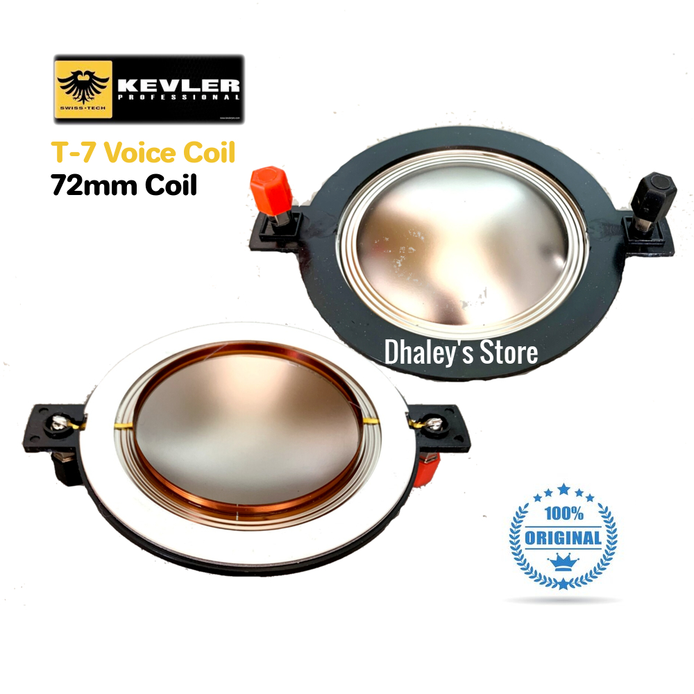 Original Kevler T7 Voice Coil 72mm inner coil Titanium Voice coil ...