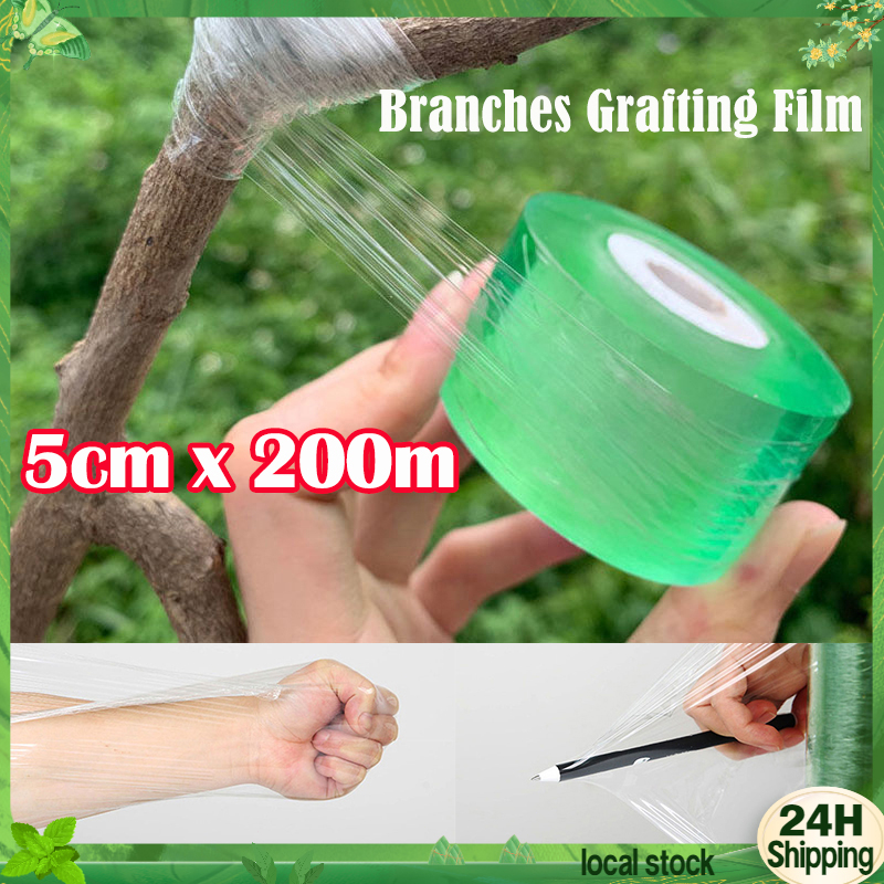 200m Grafting Tape PVC Plant Grafting Tools Self Adhesive Silk Film ...