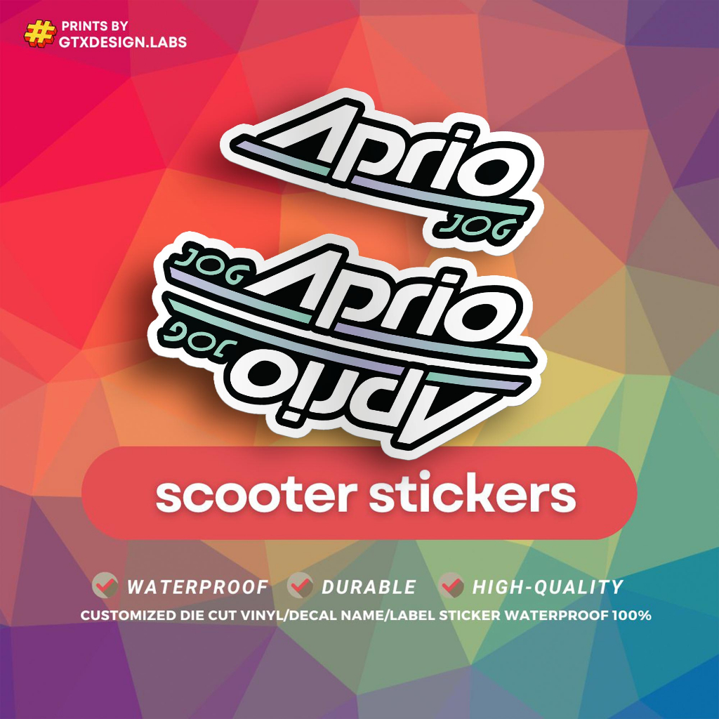 Yamaha Aprio JOG 50cc: Decal Sticker Set with FREEBIES! | Shopee ...