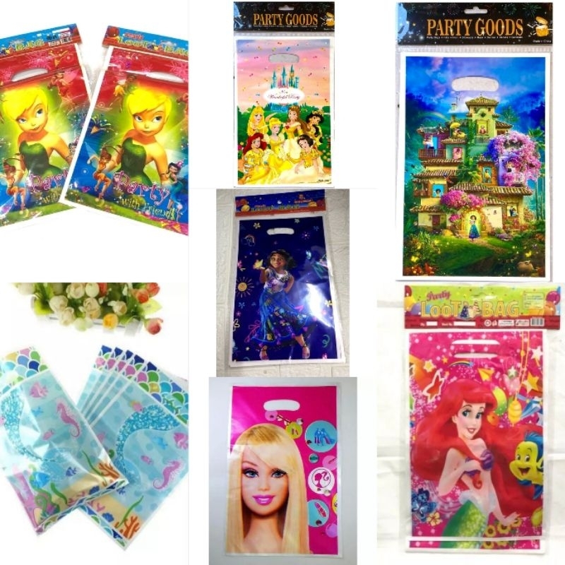 10pcs Disney Princess Encanto Mirabel Plastic Loot Bags Lootbag Barbie ...