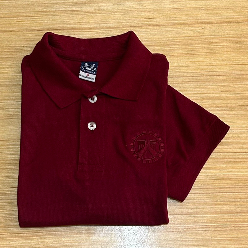 BLUE CORNER POLOSHIRT (UNISEX) - MAROON | Shopee Philippines